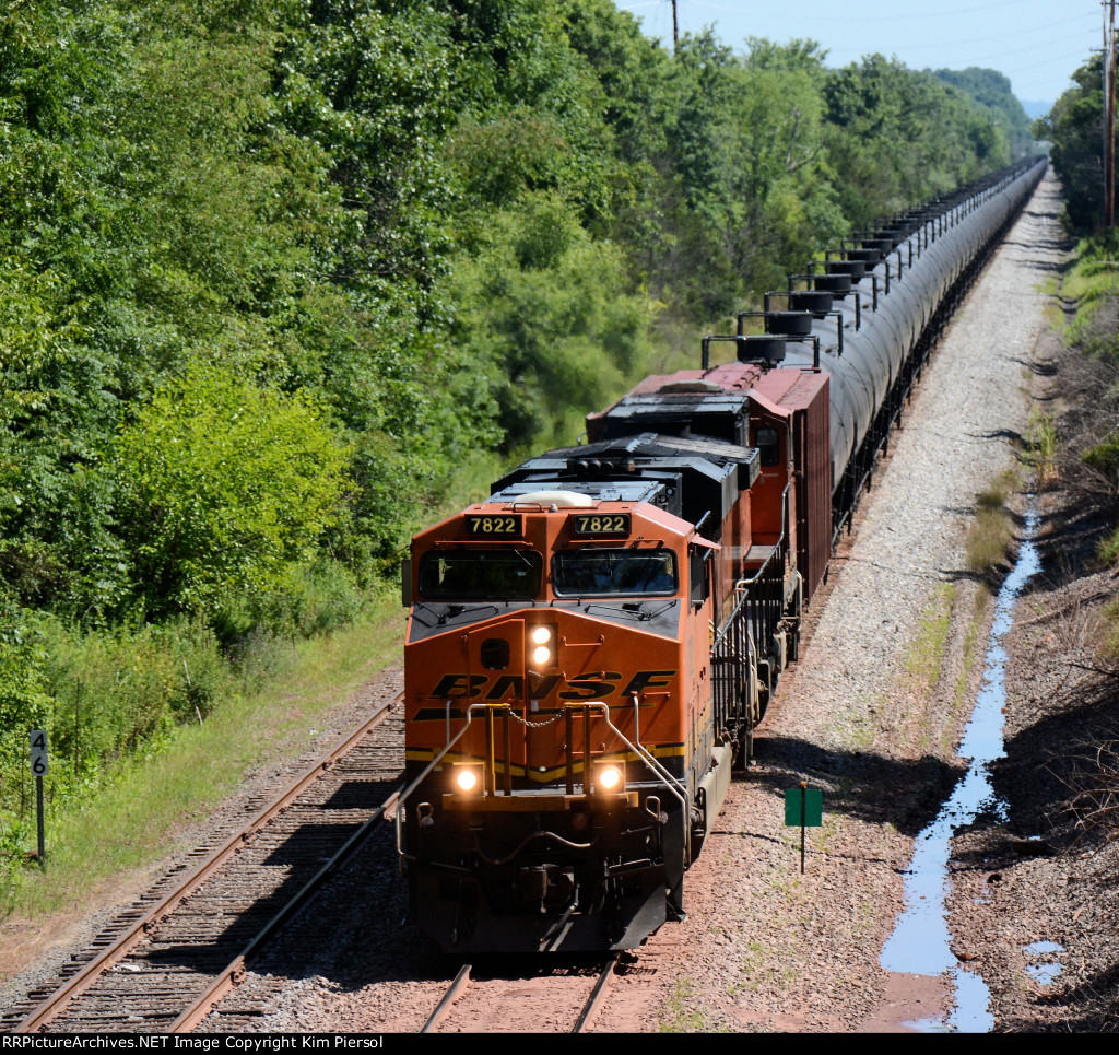 BNSF 7822 CSX Train K042 Crude Oil Loads
